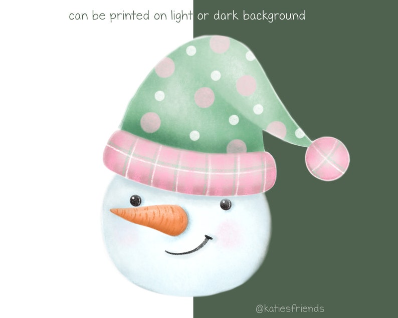 Santa and Friends Clipart, Christmas Characters Clipart, Santa Face PNG ...