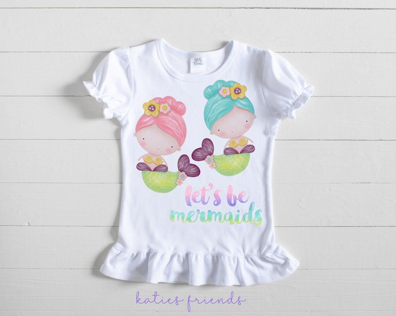 Watercolor Mermaid Clipart, Summer Clipart Set, Watercolor Mermaids ...