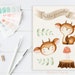 Woodland Deer Clipart, Watercolor Deer, Hand Painted Woodland Animal ...