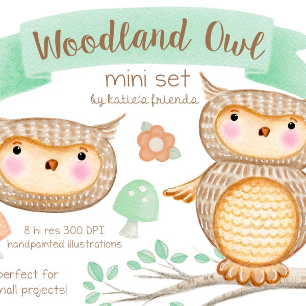Fall Owl Clipart - Etsy