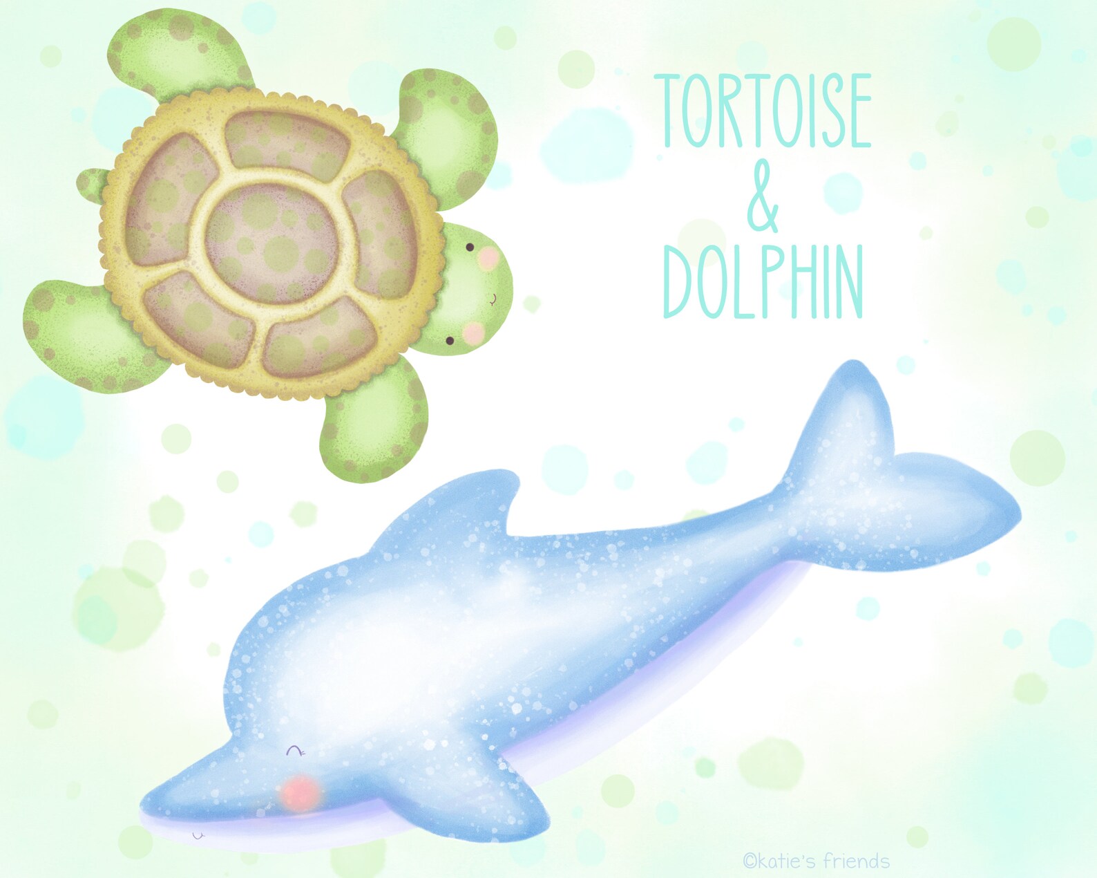 Sea Creatures Clipart Watercolor Sea Animals Under the Sea | Etsy