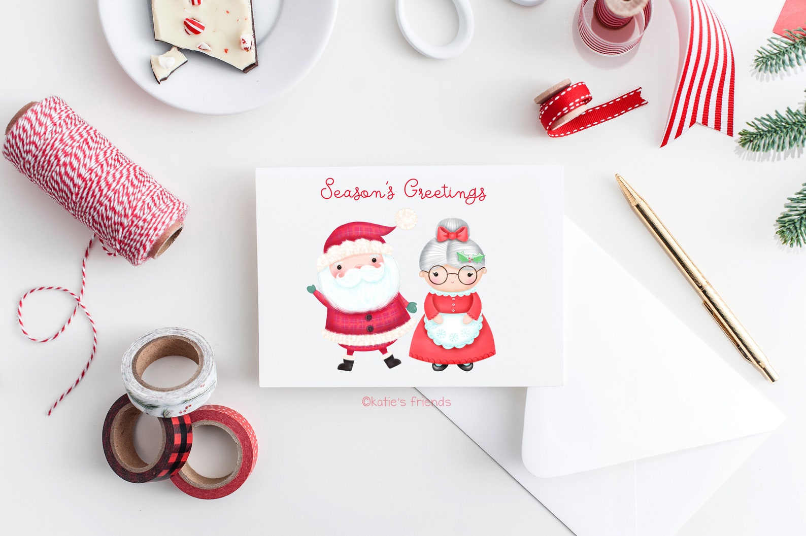 Santa Claus Clipart, Mrs. Claus PNG, Christmas Clipart, Holiday ...
