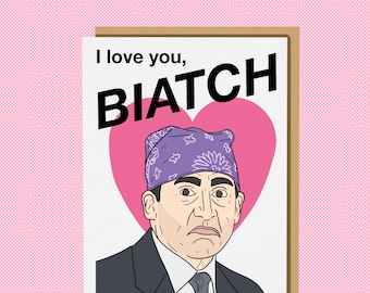 Michael scott card | Etsy