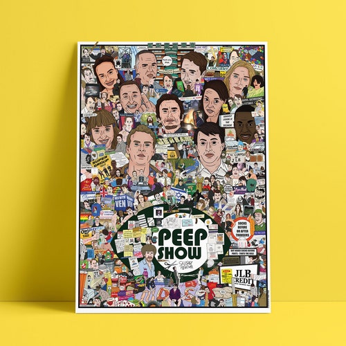 Peep Show A1 Poster 594mm X 841mm 350 References 170gsm - Etsy UK