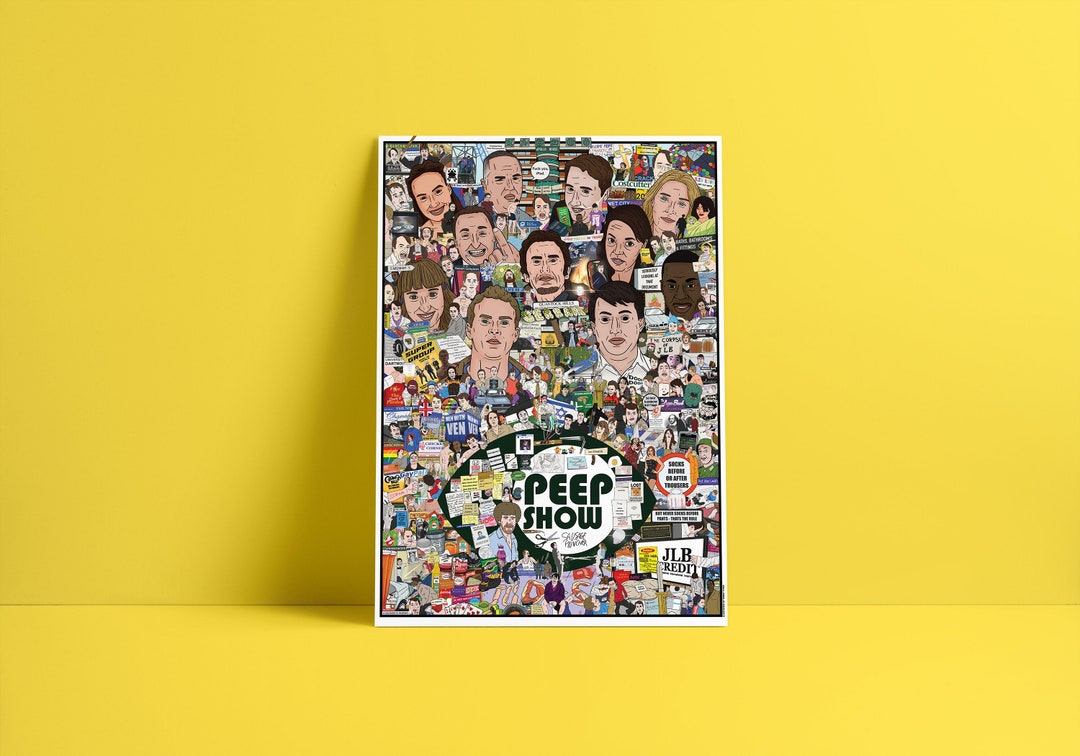 Peep Show, A1 Poster, 594mm X 841mm, 350 References, 170gsm Silk, Film ...