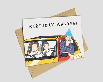 Inbetweeners Birthday Card - Etsy UK