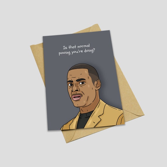 Alan Johnson Peep Show Birthday Card Birthday Cards for | Etsy