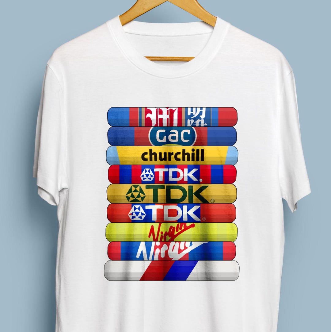 Crystal Palace Retro Football Shirt Stack T-shirt, Classic and Modern ...