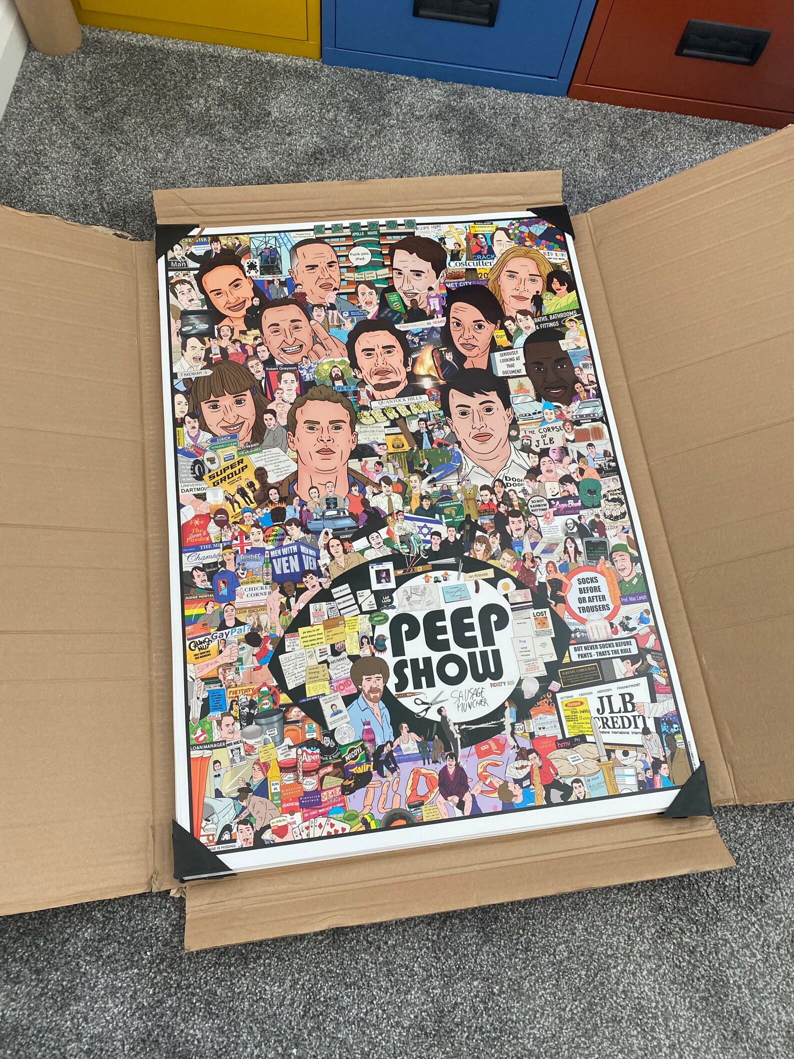 Peep Show A1 Poster 594mm X 841mm 350 References 170gsm - Etsy UK