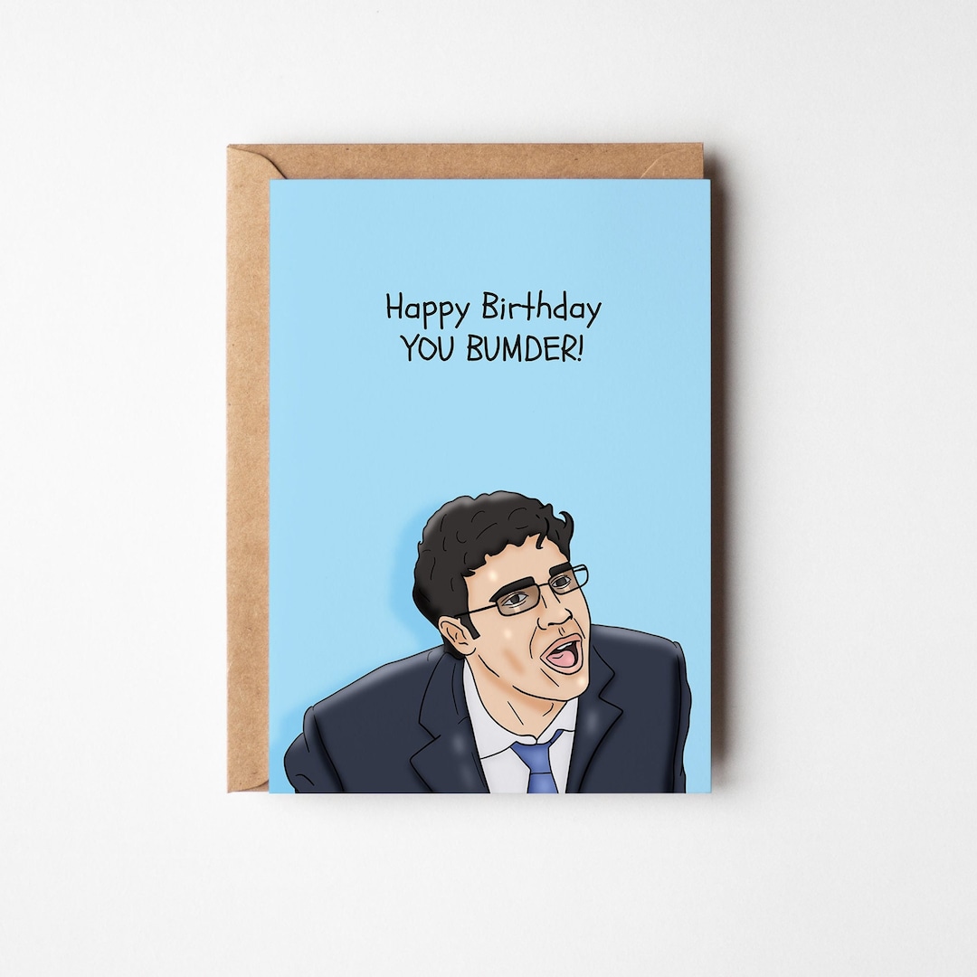YOU BUMDER Inbetweeners, Birthday Card - Etsy