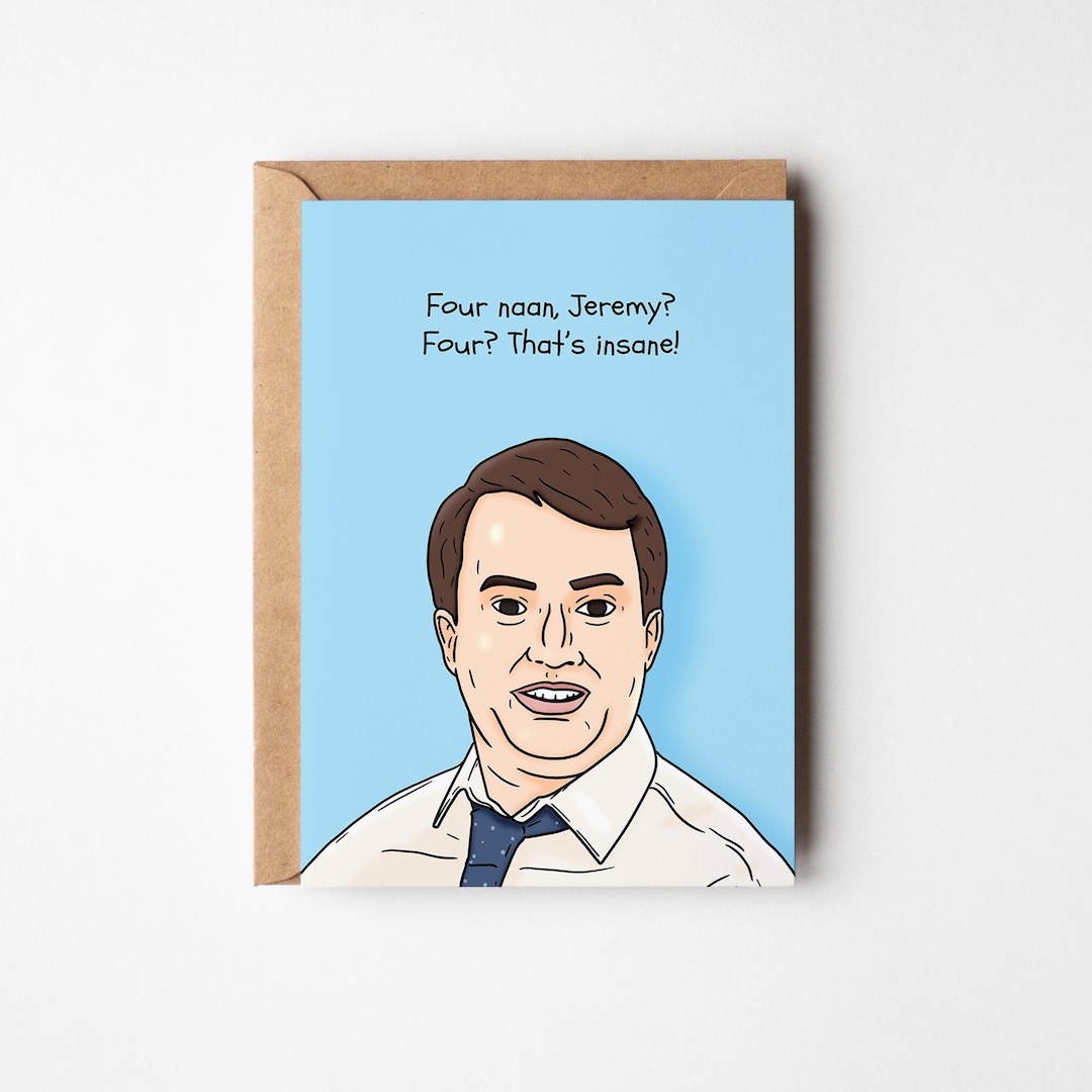 Mark Corrigan Peep Show Four Naan, Jeremy Four That's Insane - Etsy