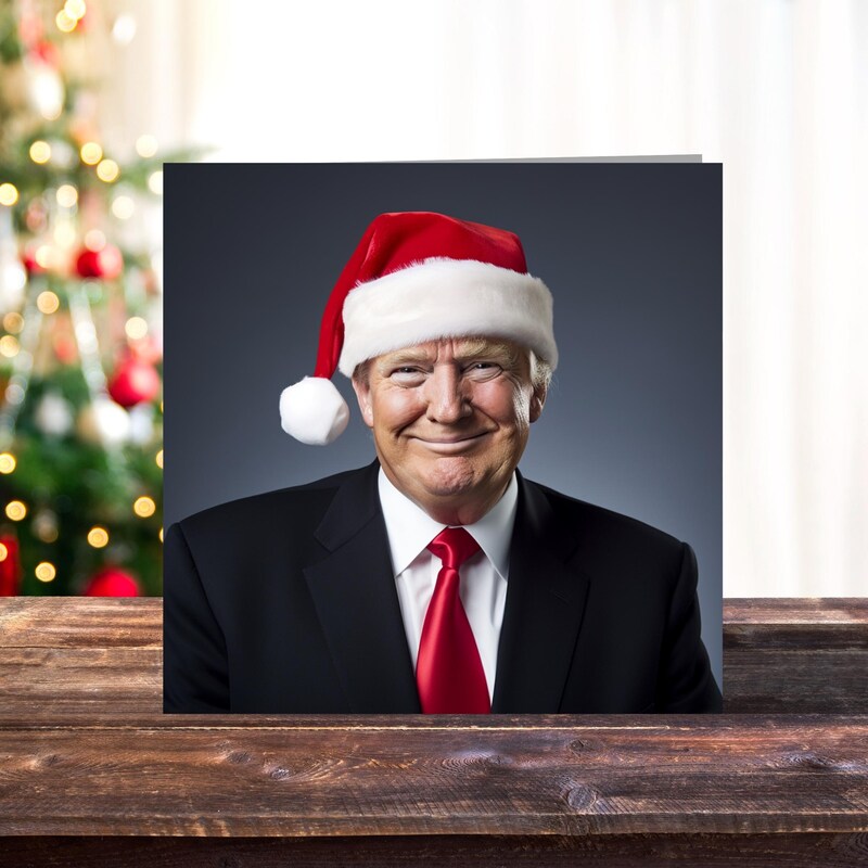 Trump Christmas Card - Etsy