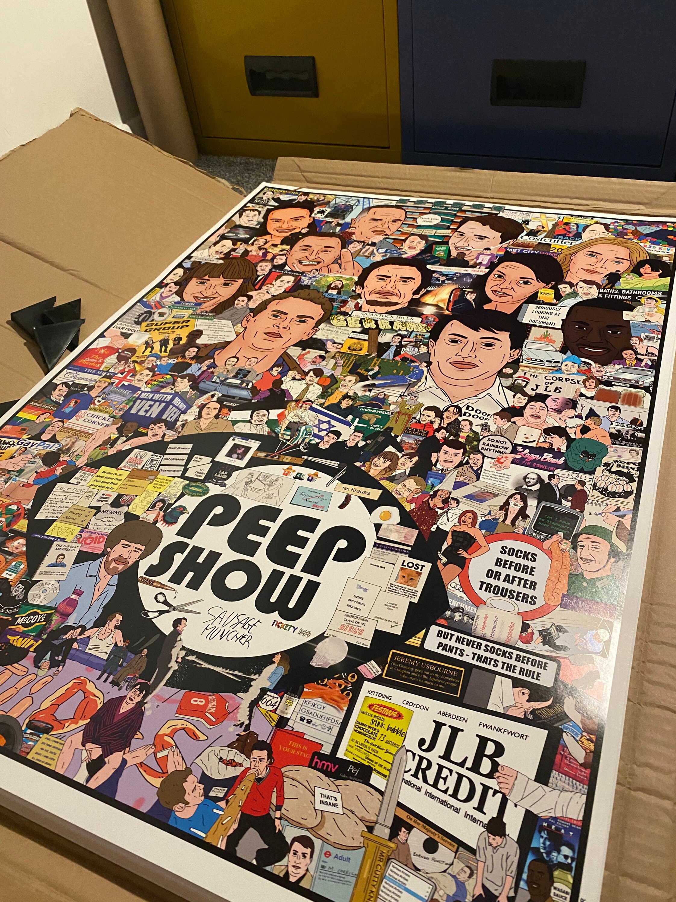 Peep Show A1 Poster 594mm X 841mm 350 References 170gsm - Etsy UK