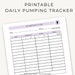 Printable Daily Pumping Log Tracker | DIY Baby Tracking Log Book | Feed ...
