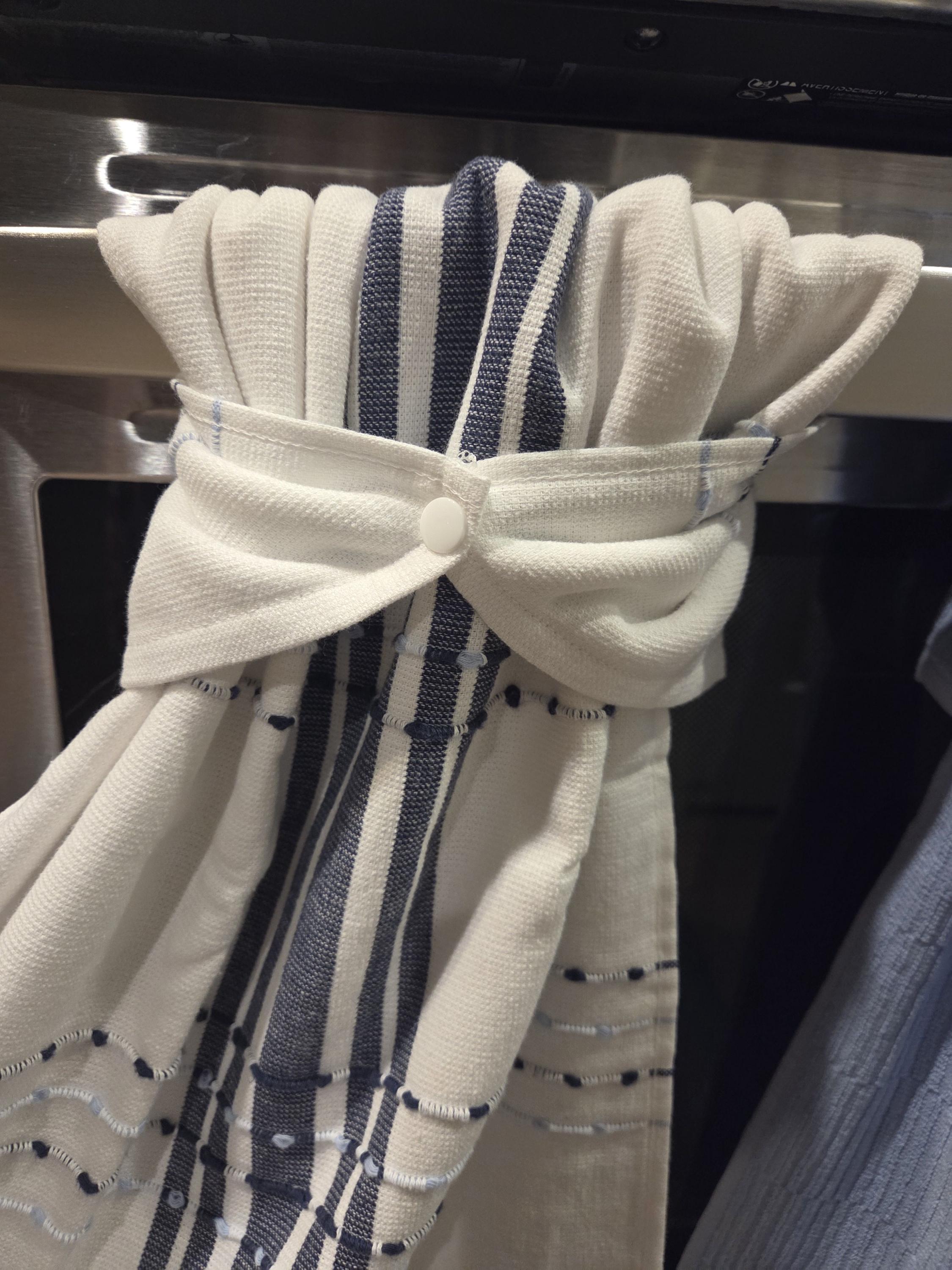 Blue Kitchen Dish Towels, Hanging Kitchen Towels, Towel for Oven ...
