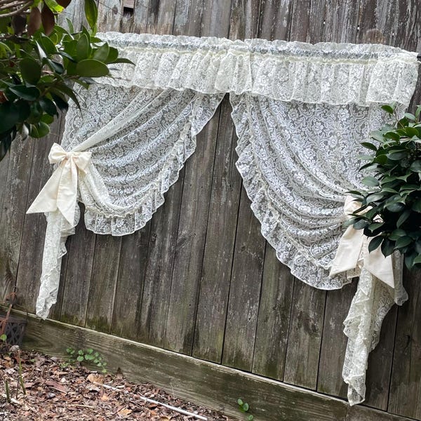 Priscilla Curtains - Etsy