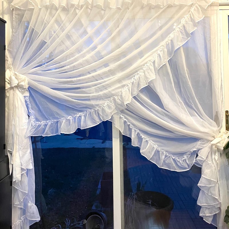 Priscilla Curtains - Etsy