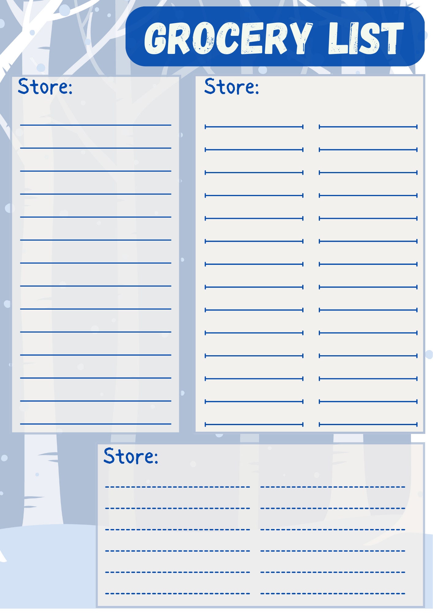 January Meal Plan Printable - Etsy