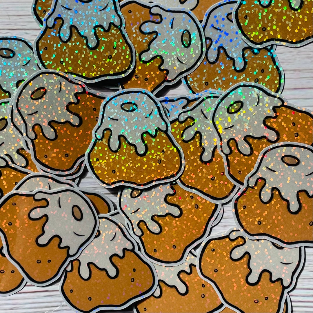 Sweet Roll Glitter Sticker, Laptop Sticker, Gamer Sticker, Gift for ...