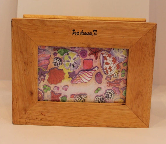 Large Wooden Box Picture Frame Storage Box Storage Box | Etsy