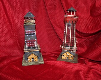 Lighthouse Tea Light Holder - Etsy