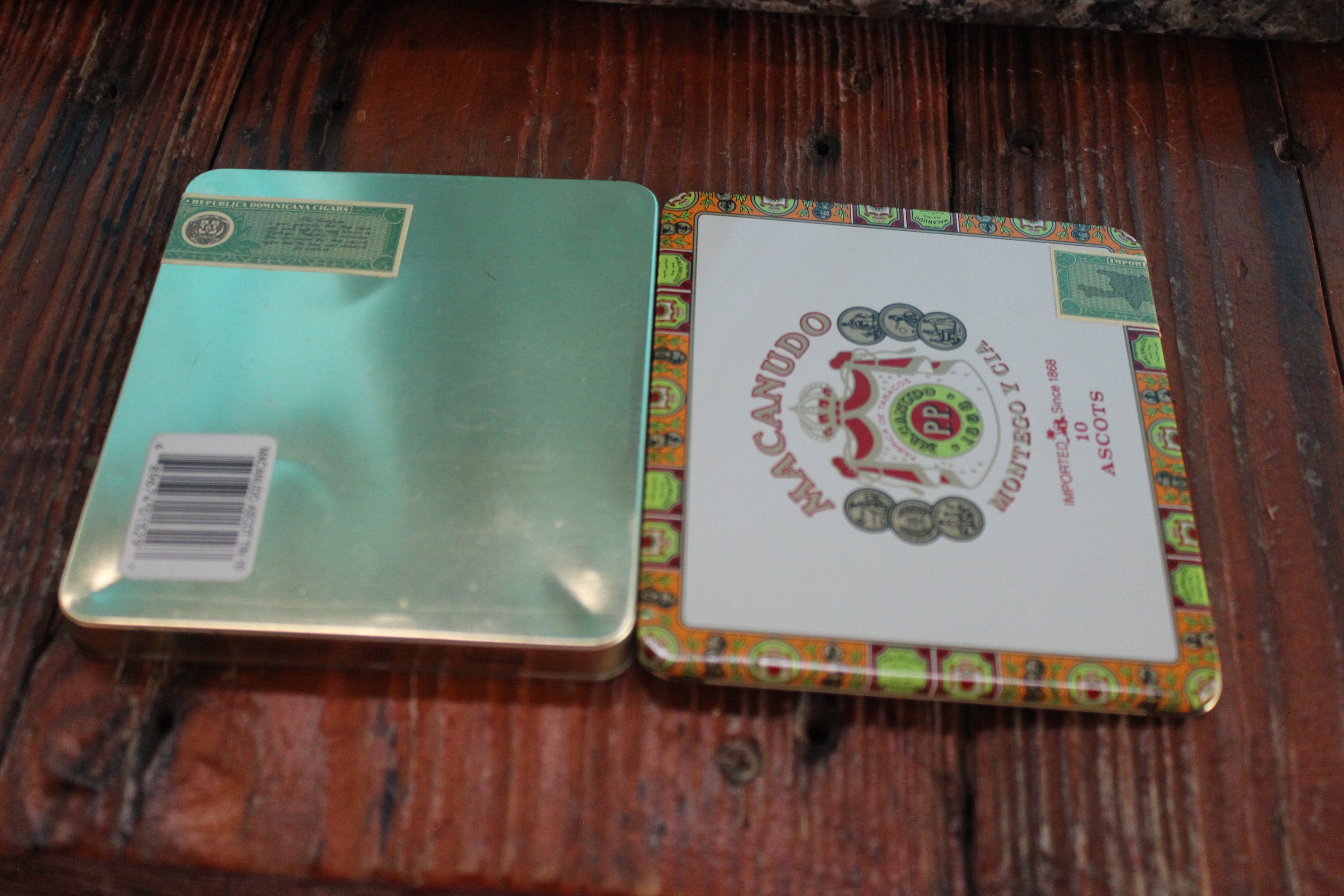 Vintage Cigar Boxes Wooden Cigar Boxes Metal Petite Cigar - Etsy