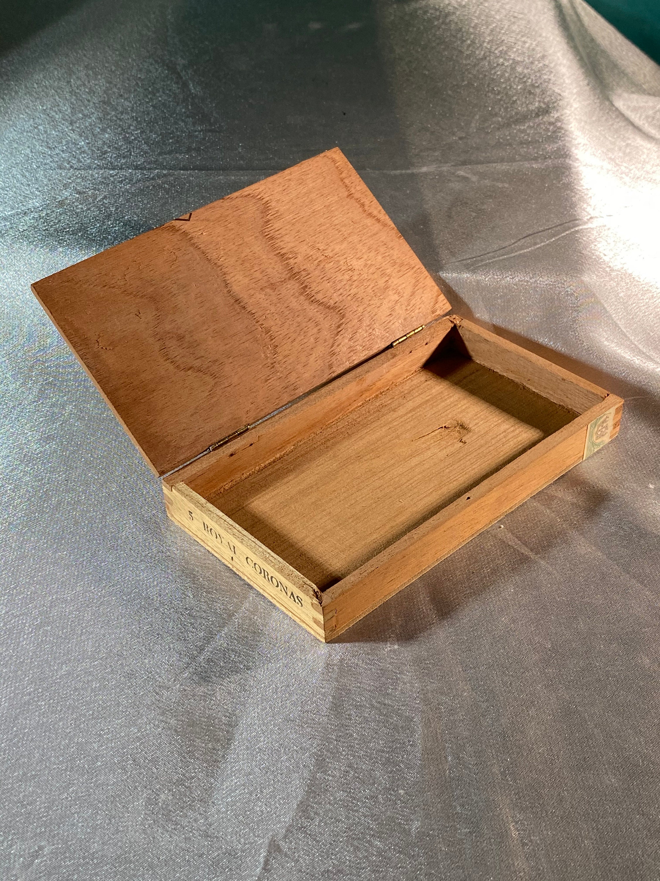 Vintage Wood Cigar Box, Mario Palomino Jamaica Cigar Box, Perfecto ...