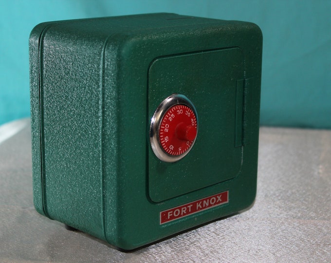 Vintage Fort Knox Combination Lock Bank, Shipping Included - Etsy