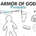 Armor of God Printable Bible Study Kids, Armor of God Craft, Sunday ...
