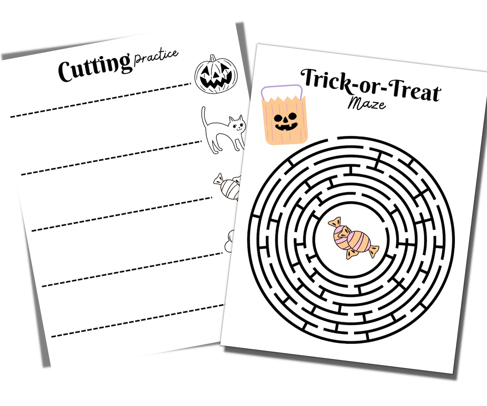 Halloween Activity Book, Halloween Games, Kids Preschool Halloween ...