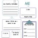 All About Me Print, First Day Worksheet, Back to School, Question's for ...