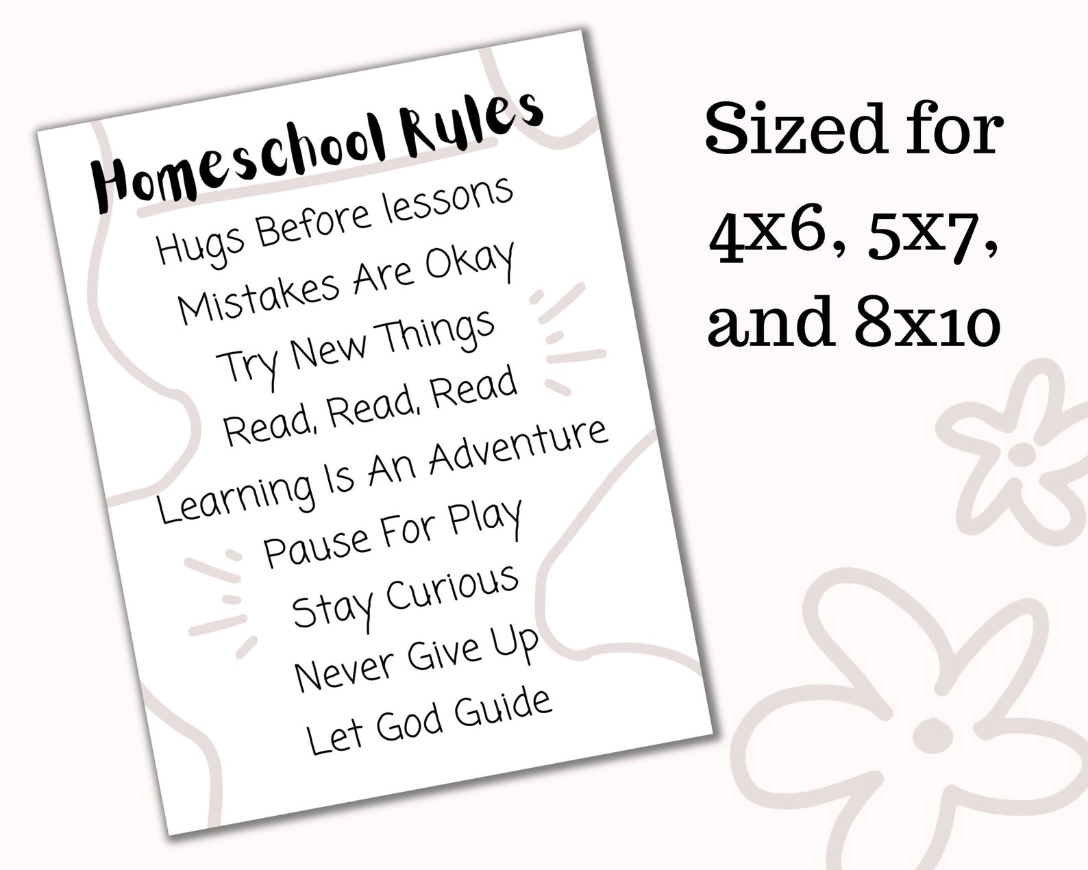 Homeschool Rules, Homeschool Poster, Homeschool Printable, Home ...