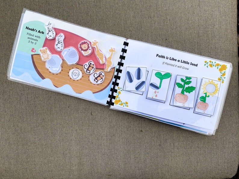 Bible Busy Book Church Busy Book Sunday School Lessons - Etsy
