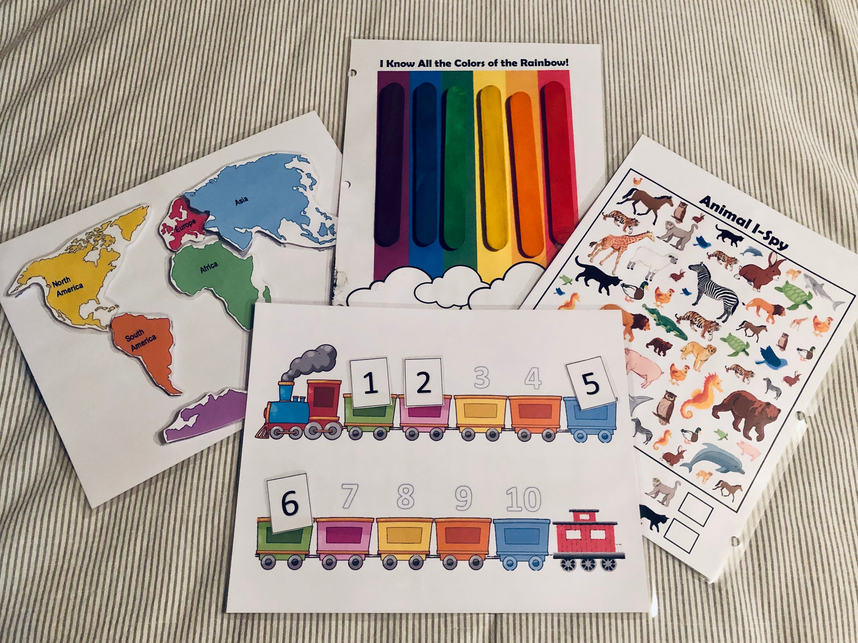 Preschool Learning Binder, Busy Book Printable, Toddler Busy Book ...