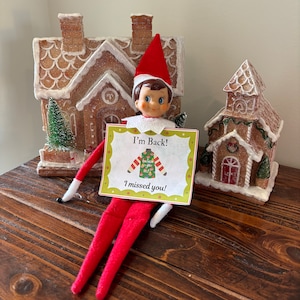 Elf on the Shelf Kit, Elf Notes Printable Christmas Digital Download ...