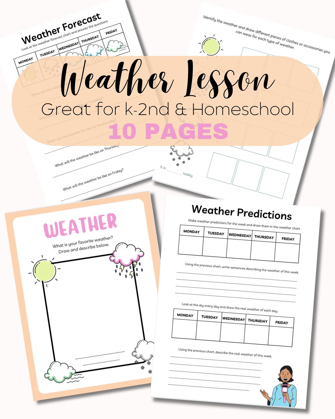 Weather Unit Study, Nature Study, Science Printable, Homeschool Science ...