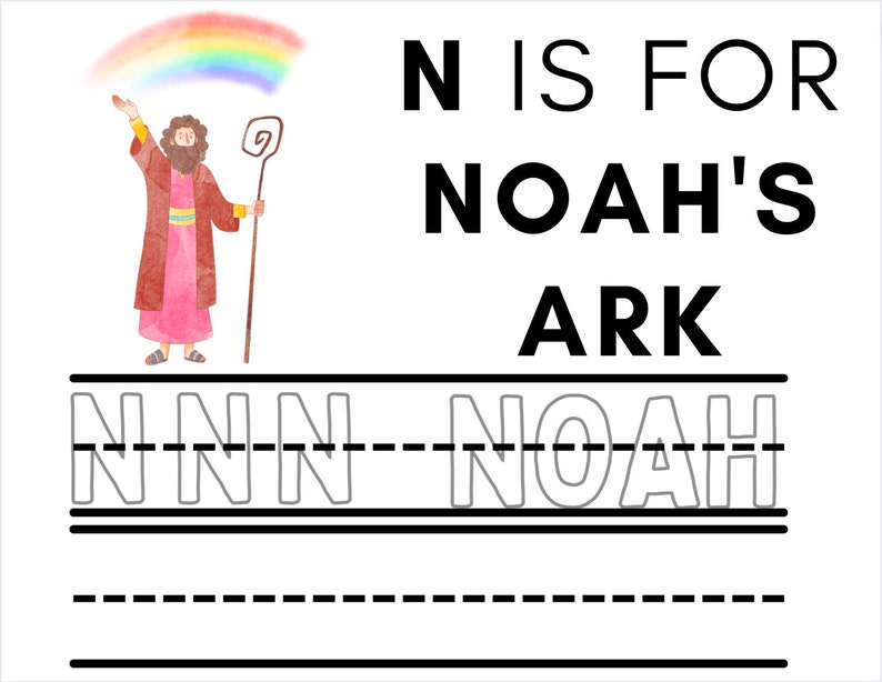 Noah's Ark Printable Bible Study Kids, Noahs Ark Craft, Sunday School ...