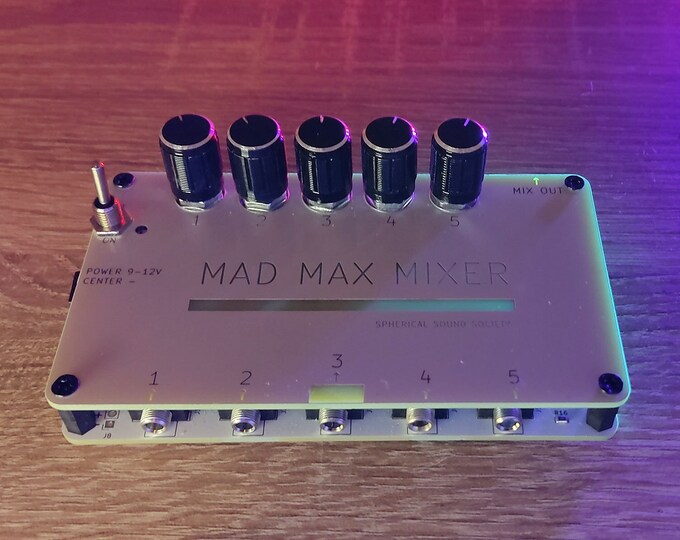 Mad Max Mixer / 5 Channels Portable Stereo Mixer - Etsy
