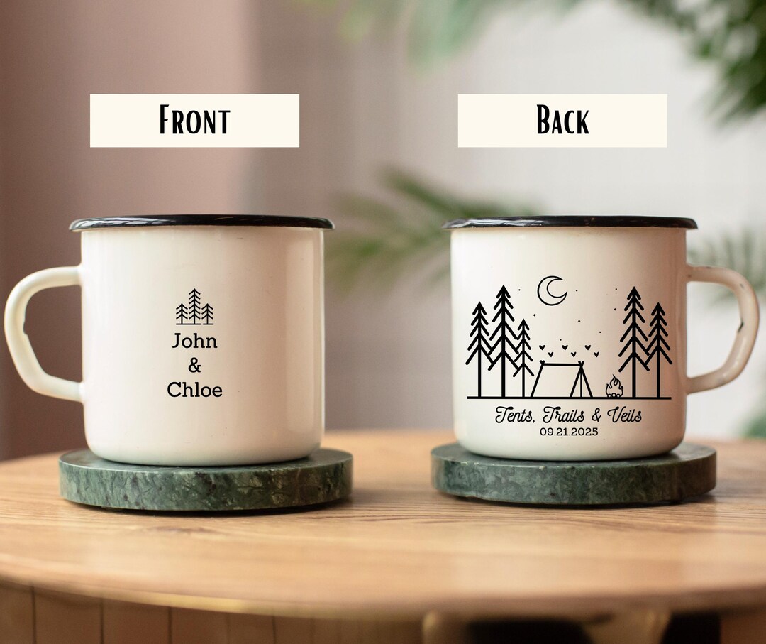 Tents, Trails & Veils Customizable Travel Mug - Etsy