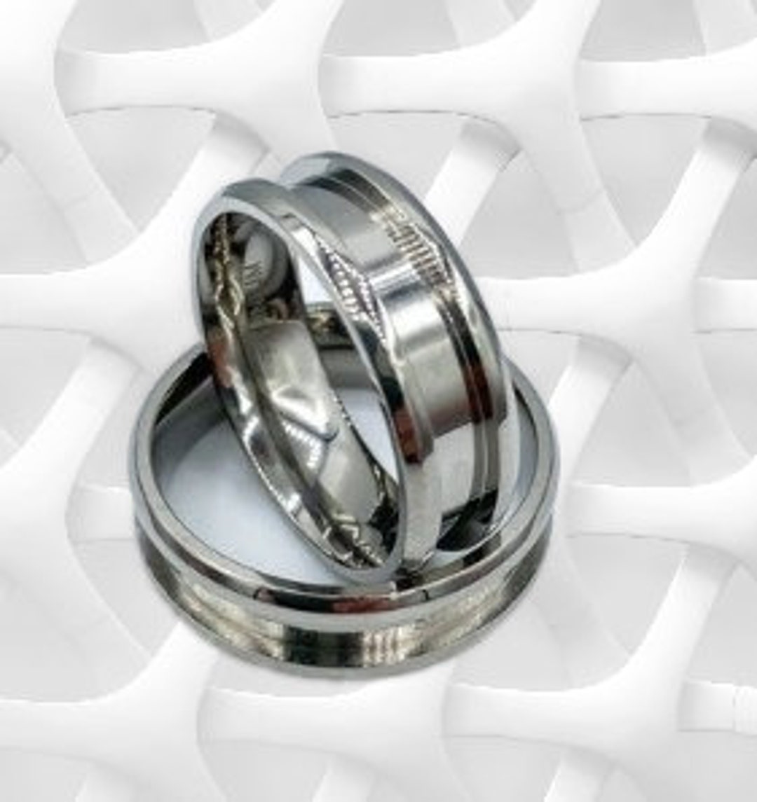 Custom Titanium Comfort Core Rings Made to Order, Men, Women ...