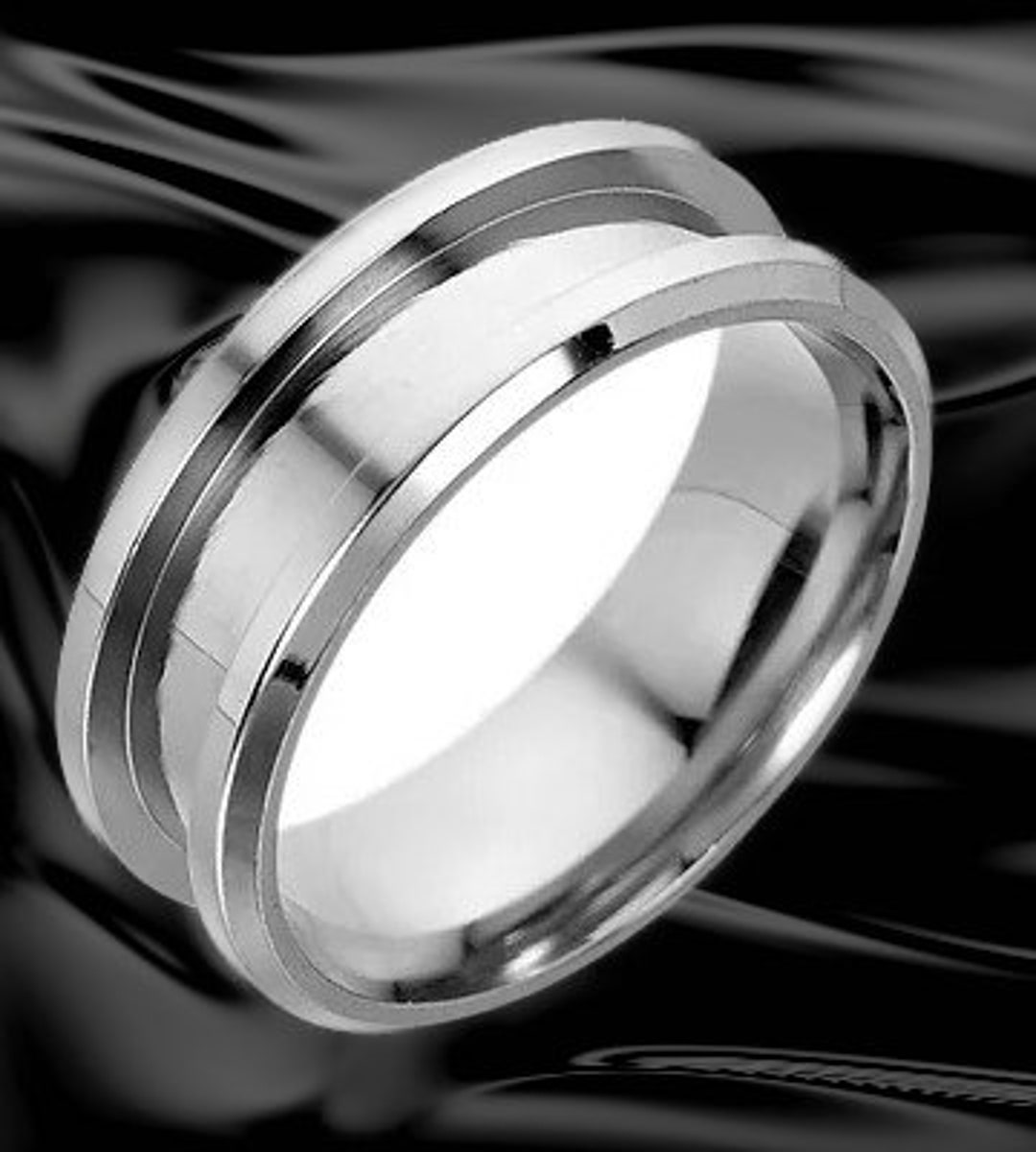 Custom Stainless Steel Comfort Core Ring – Opal, Glow, and Exotic ...