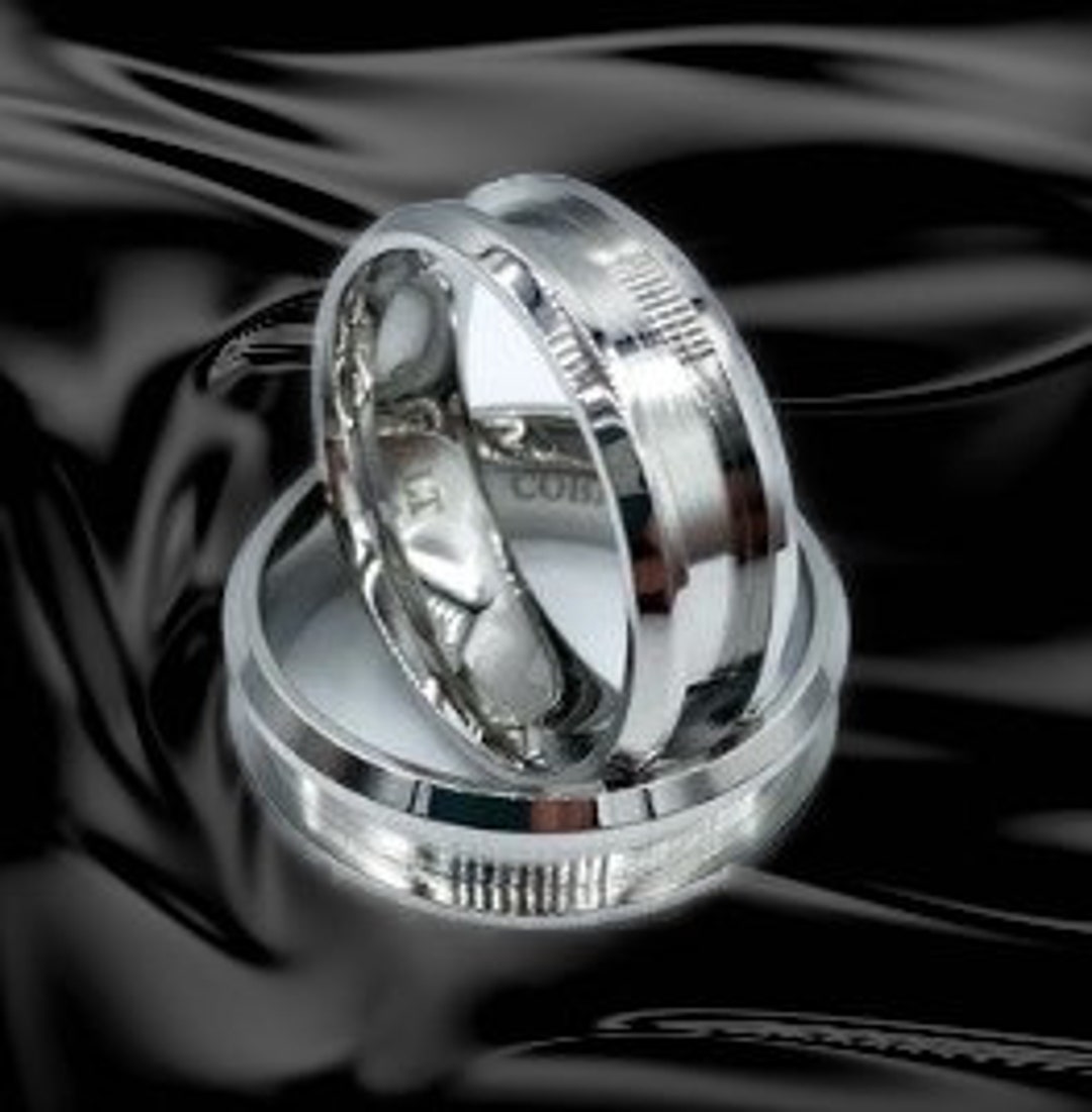 Custom Cobalt Chrome Comfort Core Rings - Made to Order, Men, Women ...