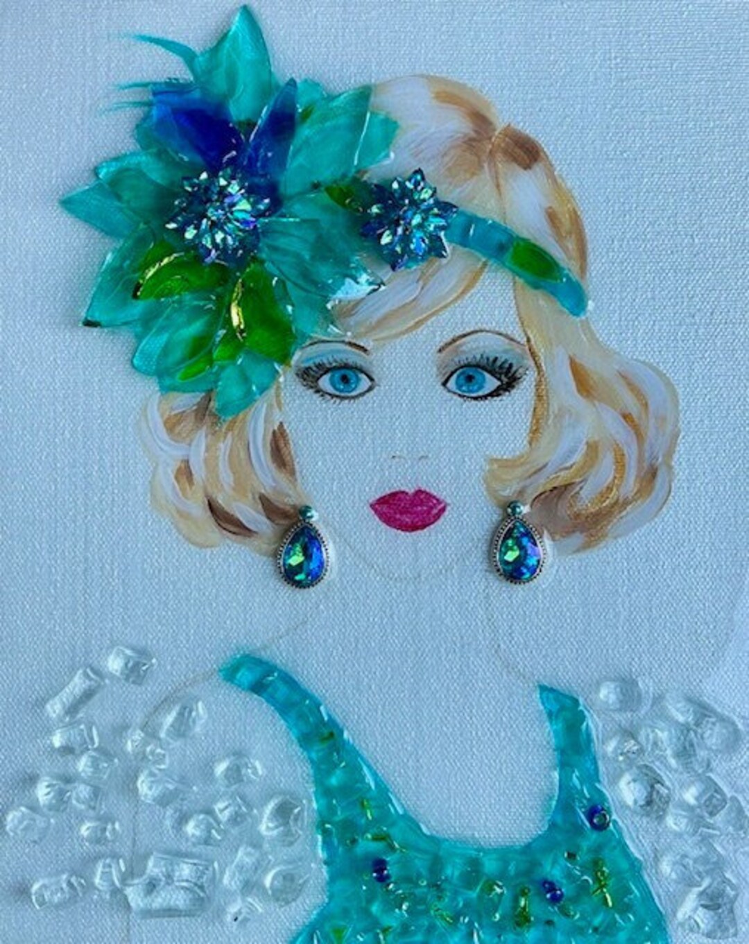 1920s Art Deco Glass and Resin Art Glass Art 1920s 1920s Fashion Gatsby ...