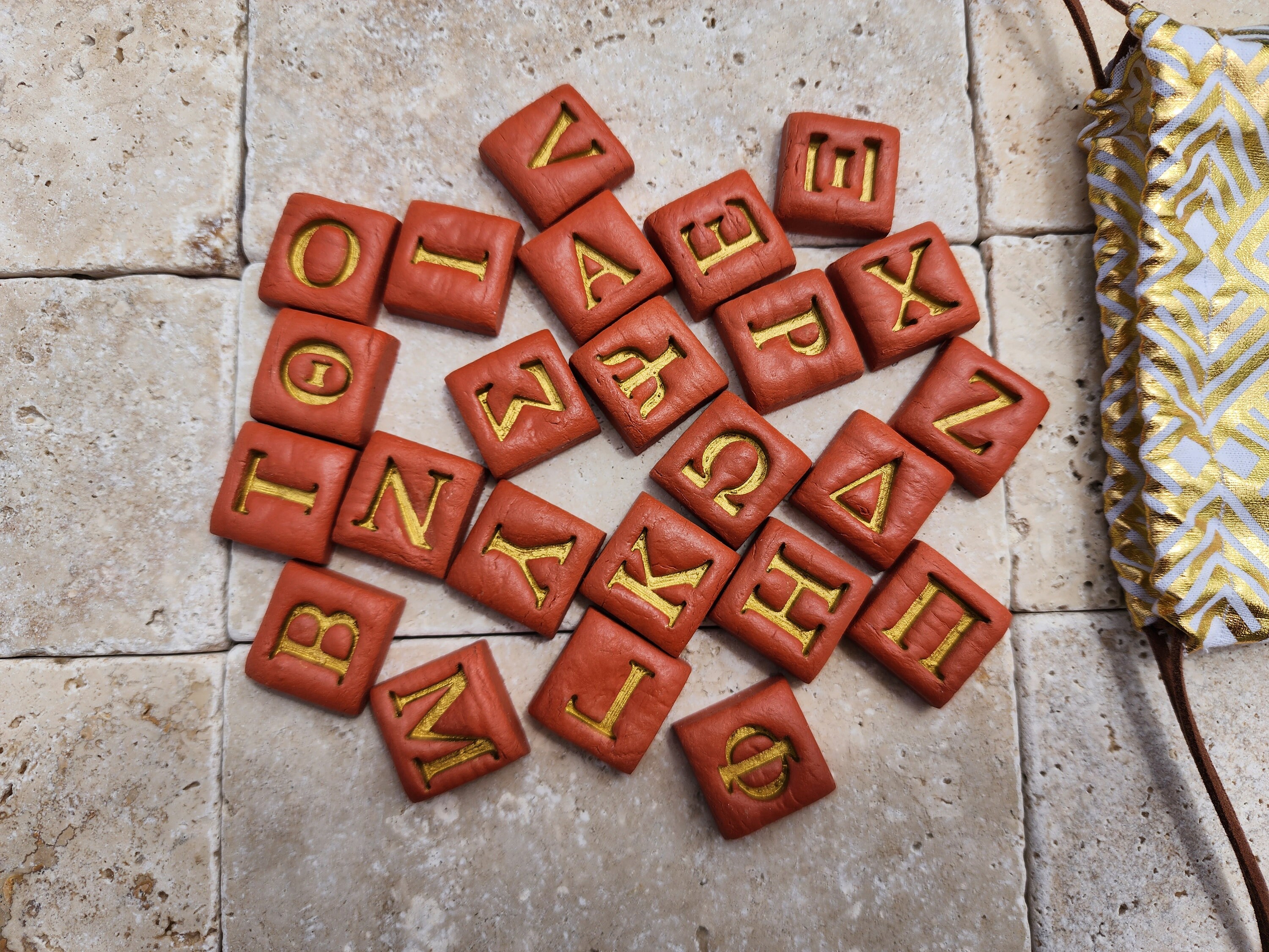 Greek Oracle Terracotta Tile Divination Set With Bag and Booklet - Etsy