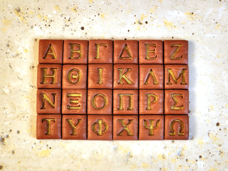 Greek Oracle Terracotta Tile Divination Set With Bag and Booklet - Etsy