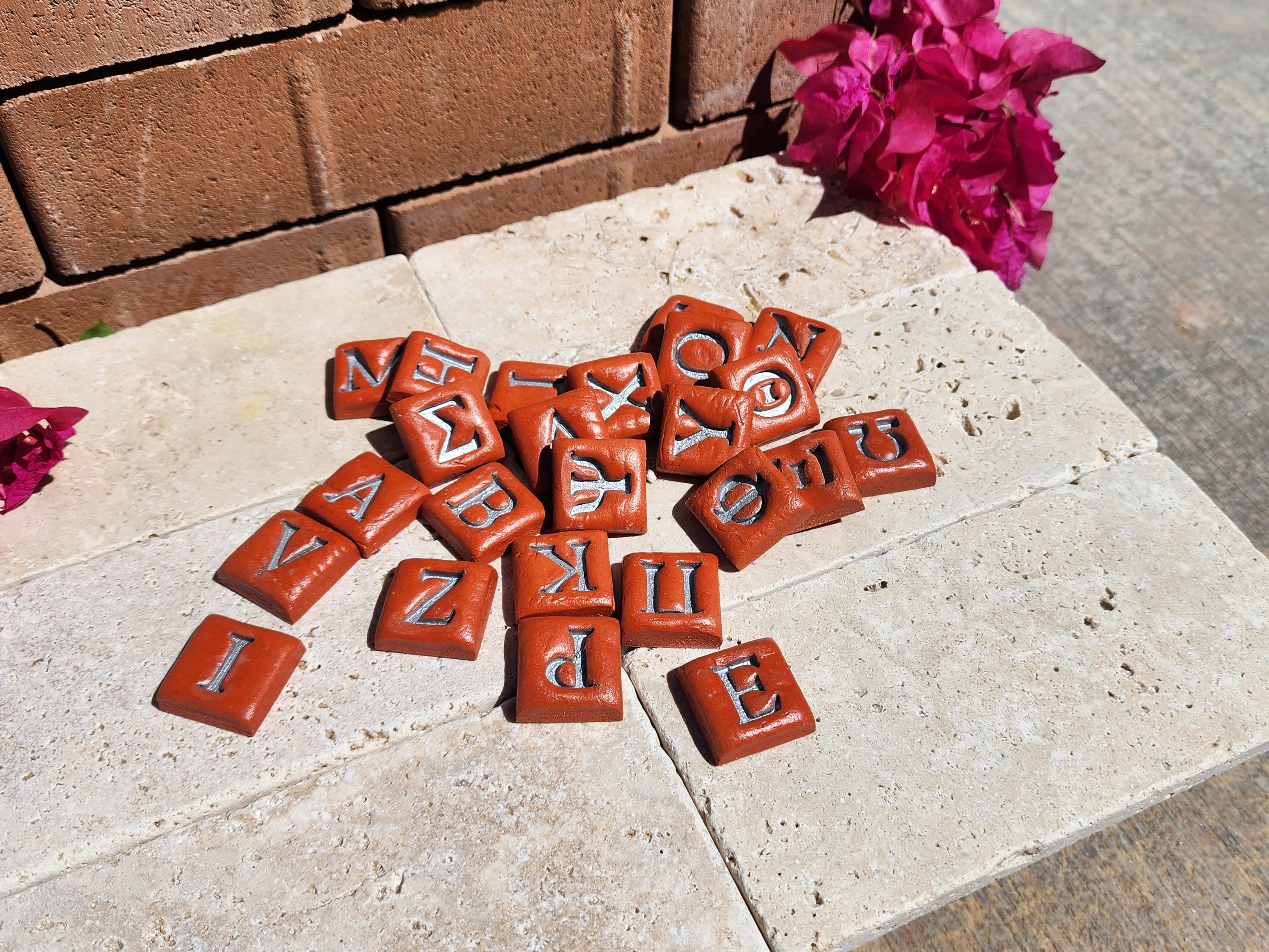 Greek Oracle Terracotta Tile Divination Set With Bag and Booklet - Etsy