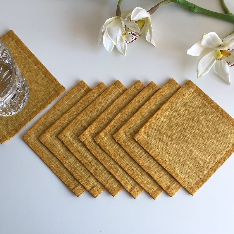 Gold Coasters - Etsy