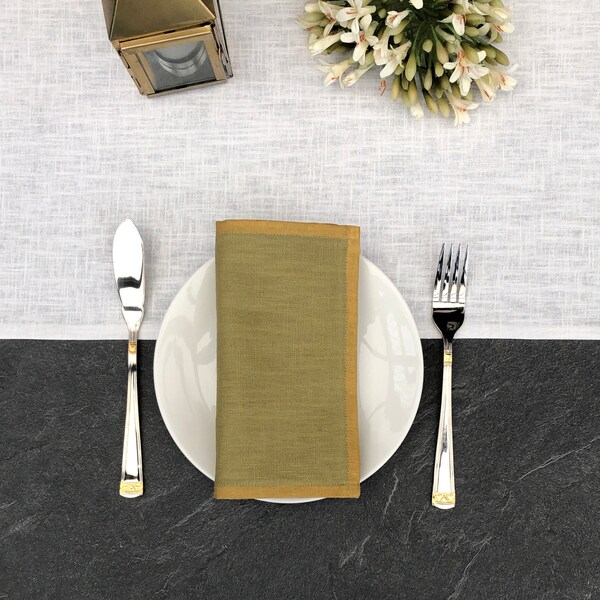 Chartreuse Napkins - Etsy