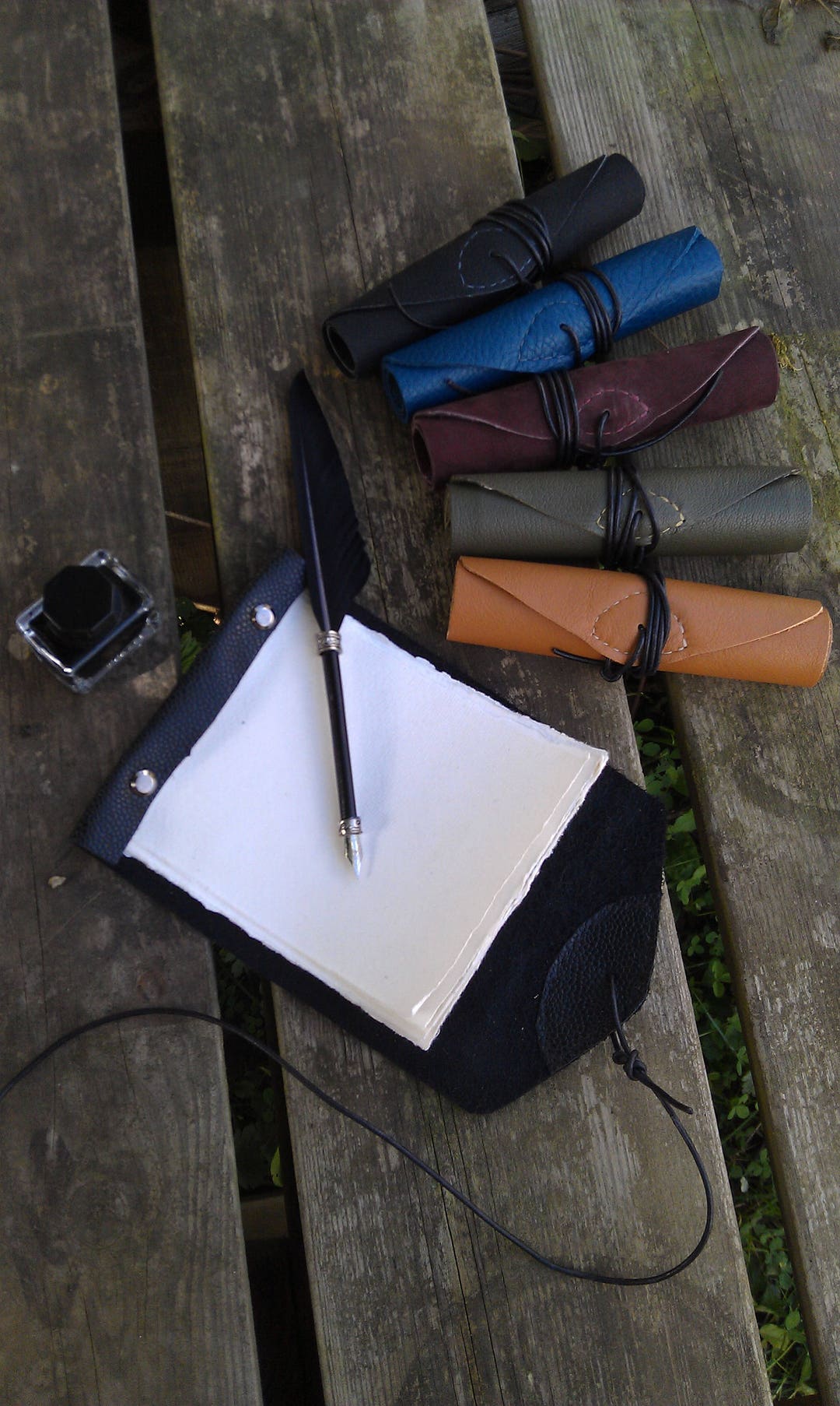 Leather Missive Letter / Rolled Scroll Parchment LARP Paper - Etsy