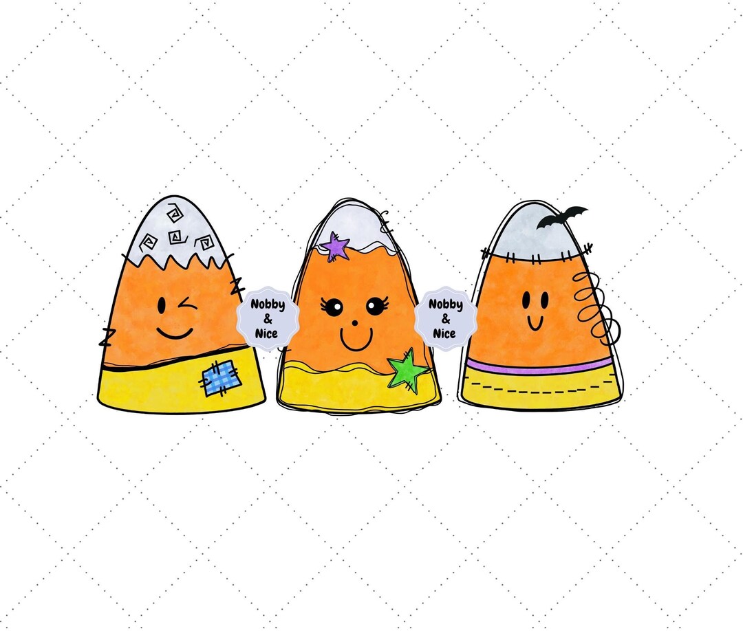 Watercolor Candy Corn Clipart, Halloween Clipart, Cute Digital Stamps ...